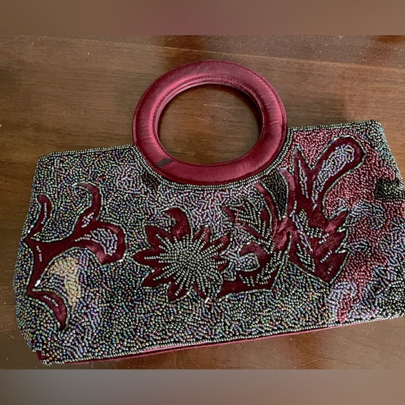 Menbur | Bags | Menbur Beaded Clutch | Poshmark